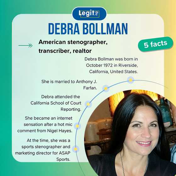 What happened to NBA Stenographer Debra Bollman years after she was the ...