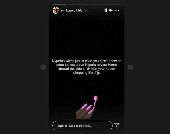 American model Symba tells Nigerian wives that side chicks move into ...