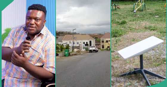 Man Sees Many Houses in One Street Using Starlink Fast Internet System ...