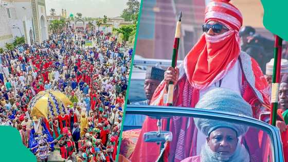 Duk da Umarnin 'Yan Sanda, Sarkin Kano Sanusi II Ya Yi Hawan Fanisau ...