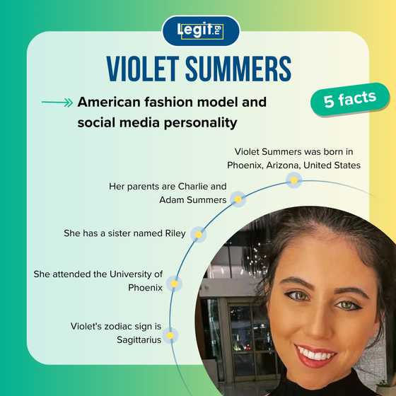 Who is Violet Summers? Her biography, age, height, net worth - Legit.ng