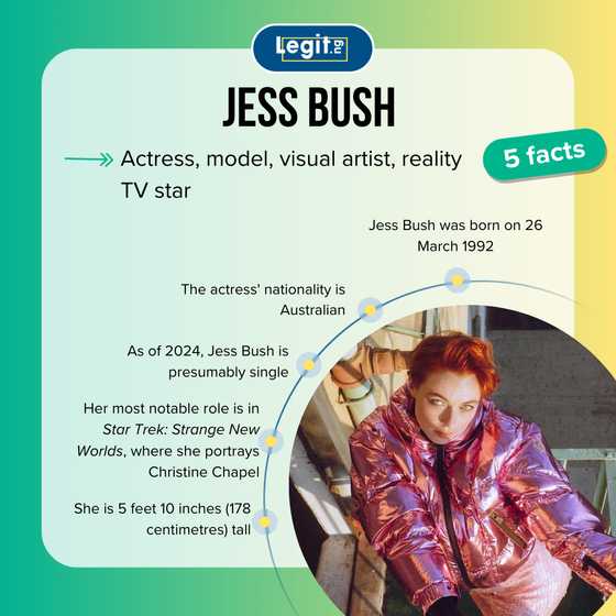 Who is Jess Bush's partner? Her dating history and biography - Legit.ng