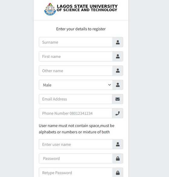 LASUSTECH portal: login, registration, admission (2024) - Legit.ng