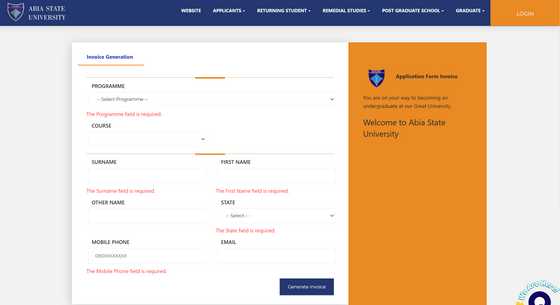 Abia State University portal: How to apply, check admission result ...