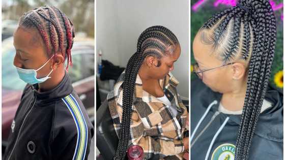 40 trendy cornrows braids to rock as a protective style - Legit.ng