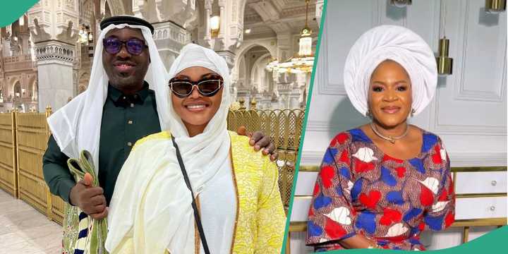 Mercy Aigbe's Hubby Adeoti Shuns First Wife, Comforts Actress Amid Fire ...