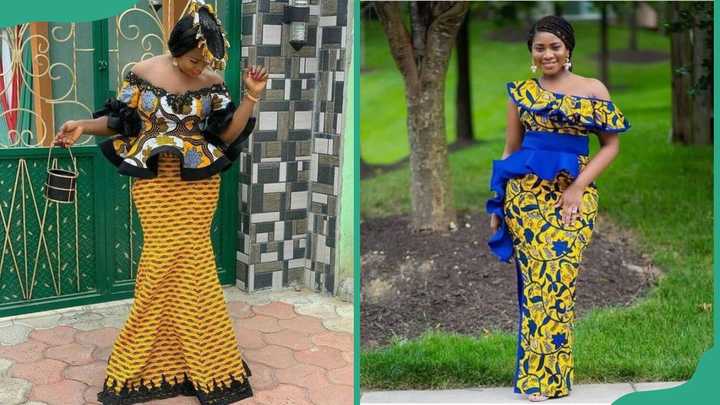 100+ best Ankara designs for gowns to wear this year (pictures) - Legit.ng