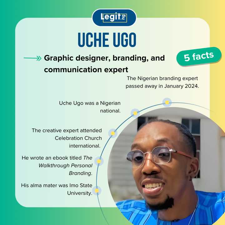 Remembering Uche Ugo, a great mind in Nigeria's creative scene - Legit.ng