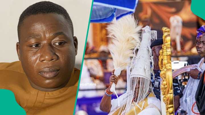 Just In: Powerful Southwest Monarch Meets With Yoruba Sunday Igboho as ...