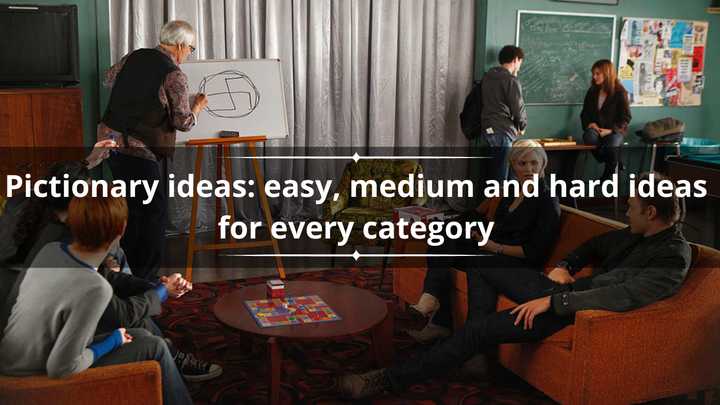 490+ Pictionary ideas: easy, medium and hard ideas for every category ...