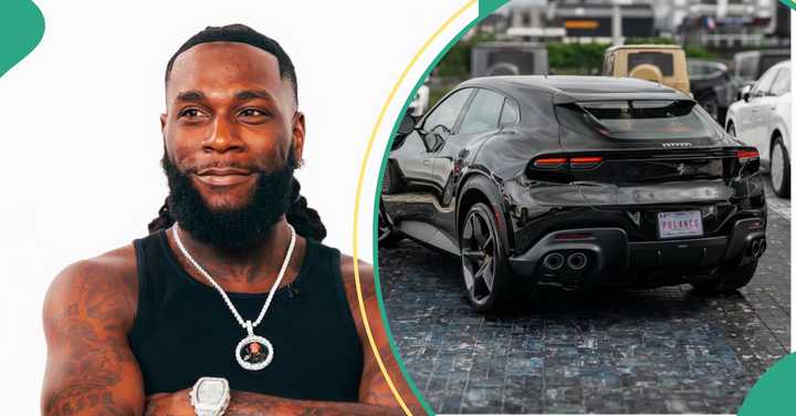 Burna Boy Trends As He Acquires Ferrari Purosangue Worth Over a Billion ...