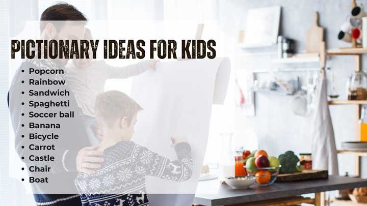 490+ Pictionary ideas: easy, medium and hard ideas for every category ...