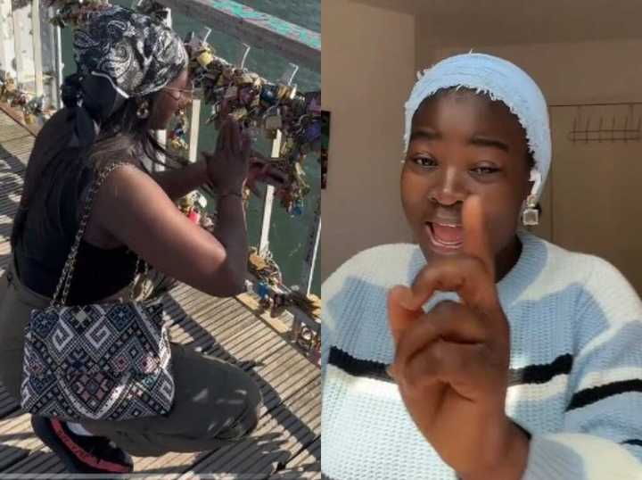 "Forever is the deal": Lady Padlocks Lover's Love to Paris Bridge ...