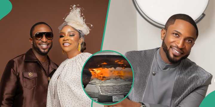 Singer Darey Art Alade’s Wife Opens Up How Their Car Caught Fire on 3rd ...