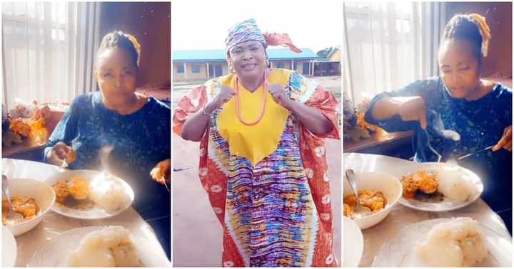 Fali Werepe Trends as Video of Her Struggling to Eat Okro and Semo With ...