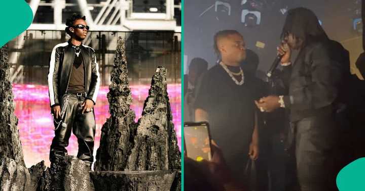 Video of Rema Advising Crayon During His Studio Album Listening Party ...