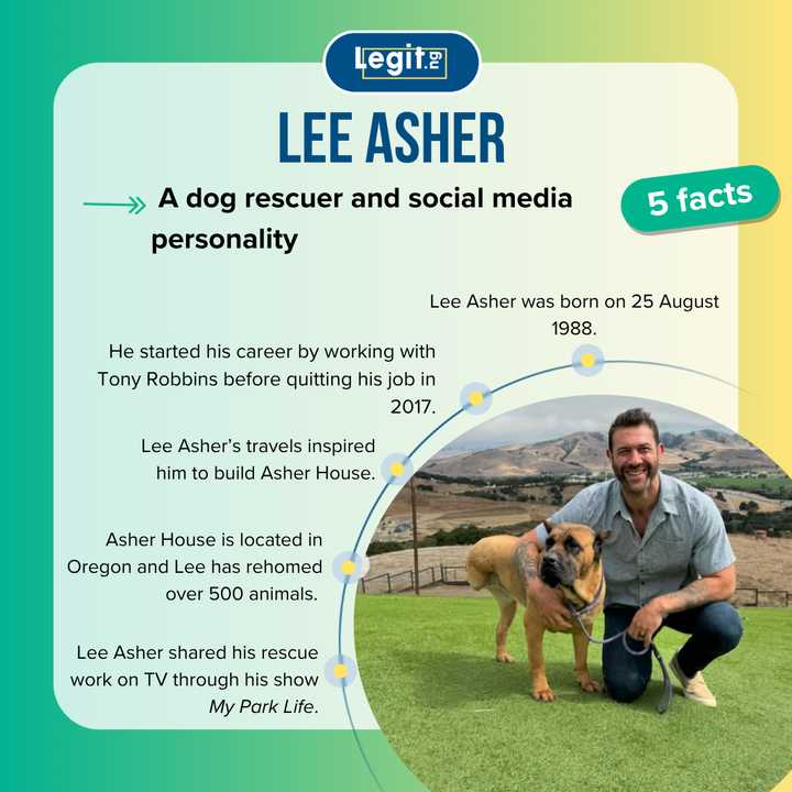 Does Lee Asher have a wife? A look at his relationships - Legit.ng