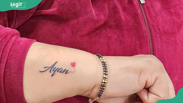 40 creative name tattoo ideas to carry your loved ones with you - Legit.ng