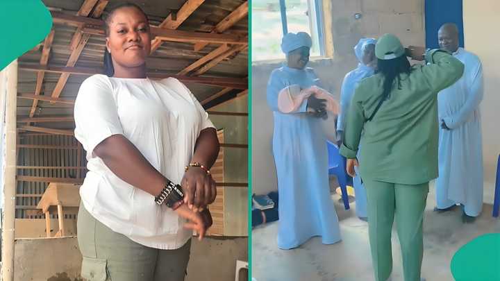 Corps Member Who Completed Her NYSC Honours Her Father in Style, Pays ...