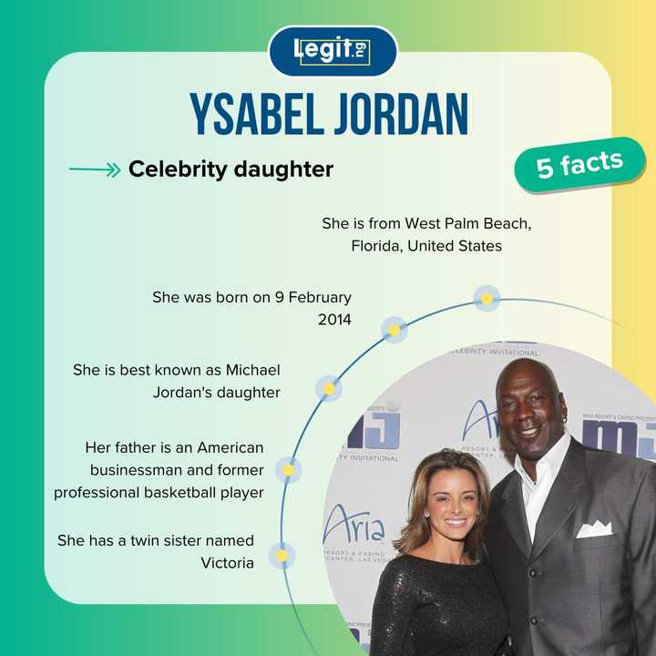 Get to know Ysabel Jordan, Michael Jordan's daughter - Legit.ng