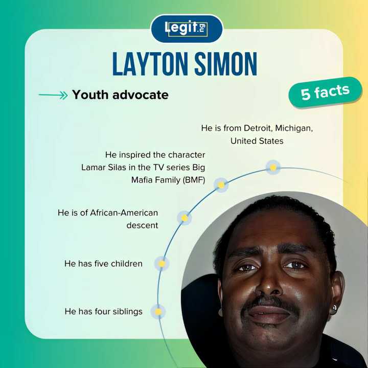 Who is Layton Simon? Meet the inspiration for Lamar from BMF - Legit.ng
