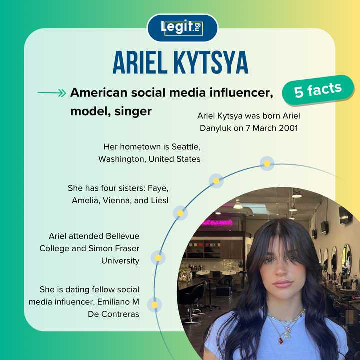 Ariel Kytsya's biography: who is the social media influencer? - Legit.ng