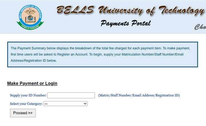Bells University school fees for freshers and returning students for ...