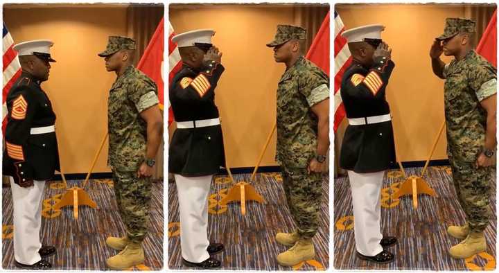 "Gallant Men": Soldier Gets Respectful Salute From His Young Son Who ...