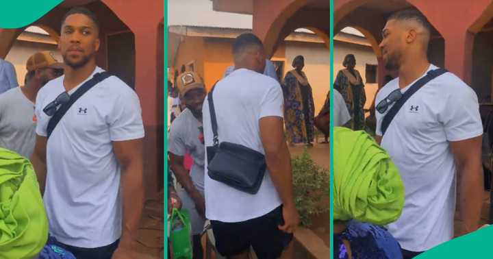 Lady Makes 1 Observation as Anthony Joshua Spends Time in Nigerian ...