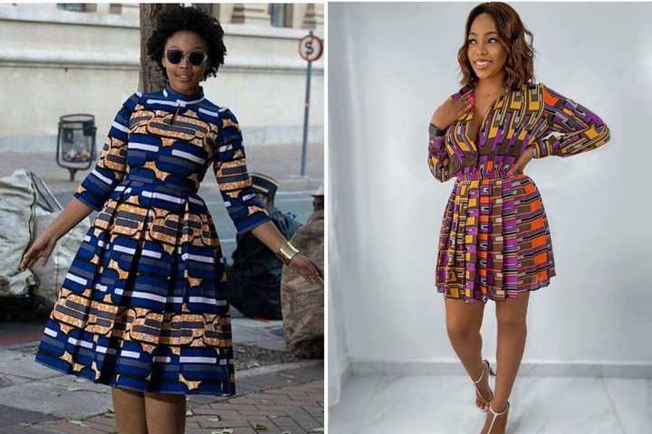 60+ Ankara short flare gowns to add a splash of colour to your closet ...