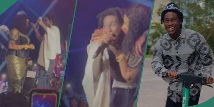 Shallipopi Brings His Mother on Stage at His Homecoming Concert in ...