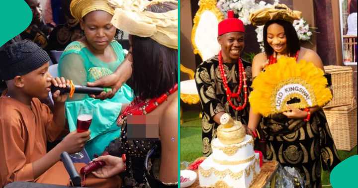 Bride’s Young Brother Represents Late Father on Wedding Day, Couple ...