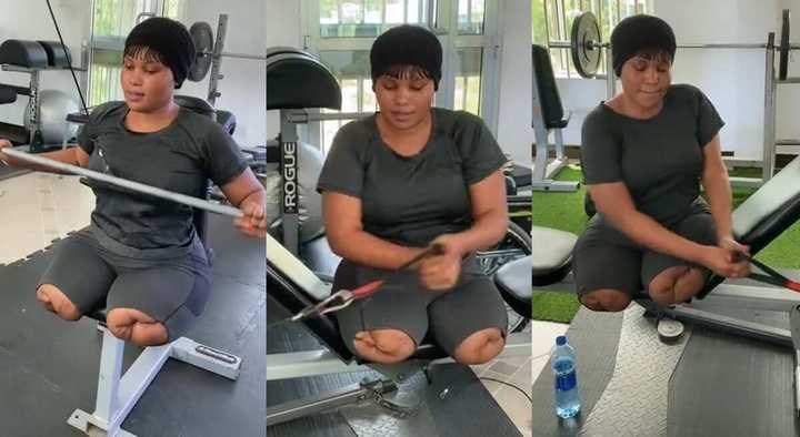 "I Take Care of My Body": Charming Lady Who Has No Legs Performs ...