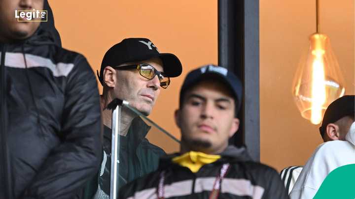 French Legend Zidane Spotted Supporting His Son During Algeria vs Sudan ...