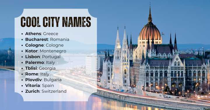 180+ cool city names for real and fictional cities, from ancient to ...