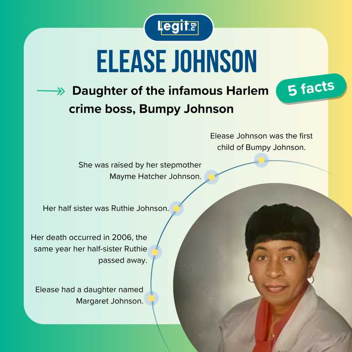 Bumpy Johnson's daughter: What happened to Elease Johnson? - Legit.ng