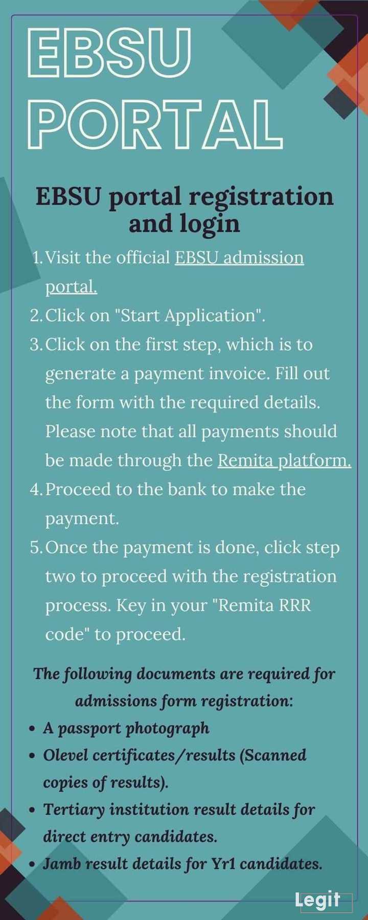 EBSU portal: How to log in, check results, and admission status in 2026 ...