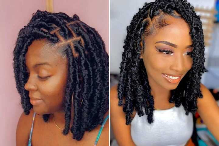 30 beginner short loc styles for women that are simple but stylish ...