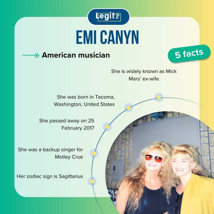 Emi Canyn's bio: The life of Mick Mars' wife behind the limelight ...