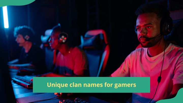 460+ unique clan names for you and your gamer friends to stand out ...