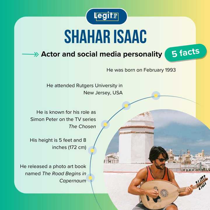 Shahar Isaac’s bio: movies, ethnicity, faith, wife of 'The Chosen' star ...