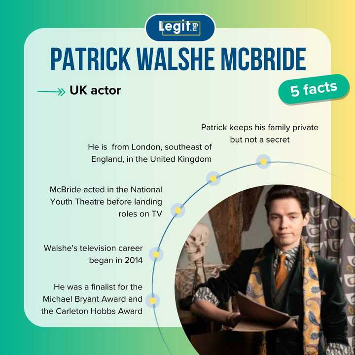 Patrick Walshe McBride's biography: age, height, partner, is he married ...