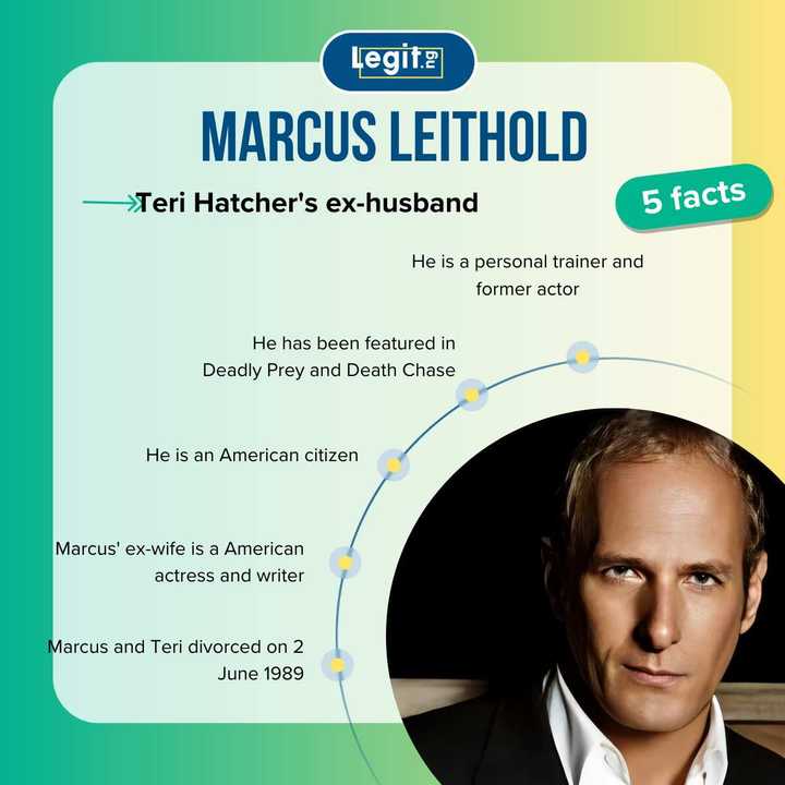 Who is Marcus Leithold? Meet Teri Hatcher's ex-husband - Legit.ng