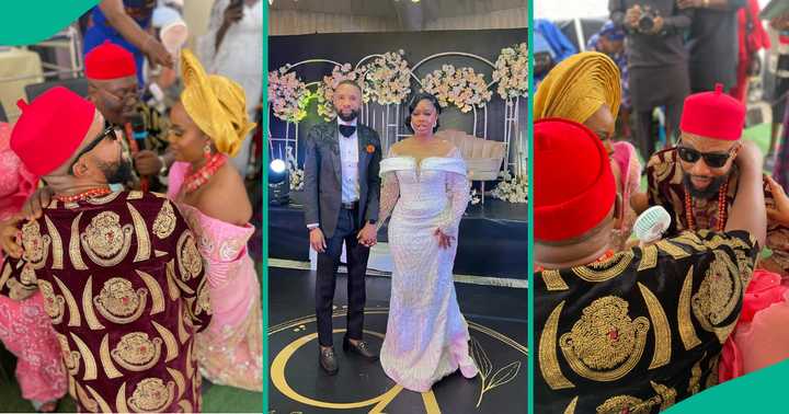 Yoruba Man Marries Pretty Igbo Lady, Wears Isi Agu in Colourful Wedding ...