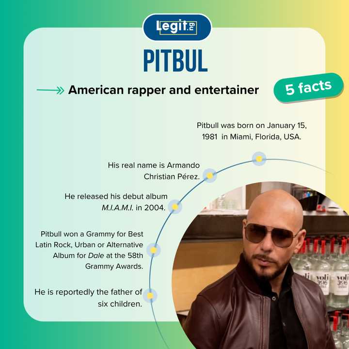 Is Pitbull married? A look at the rapper’s personal life - Legit.ng