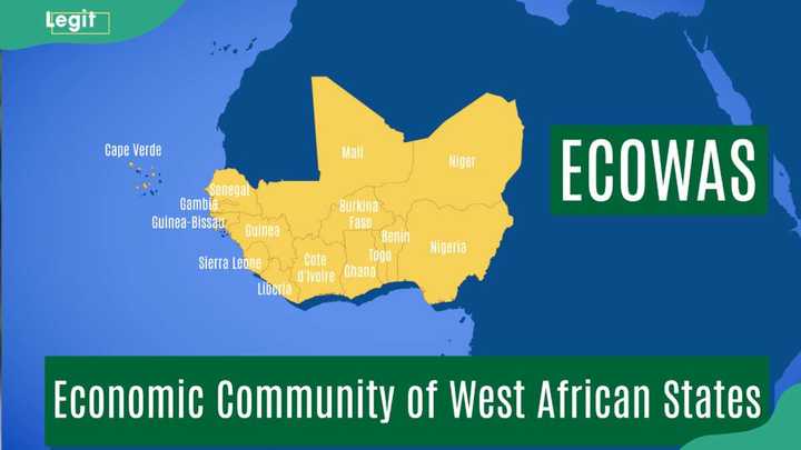 Full list of ECOWAS countries and their capitals as of 2024 - Legit.ng