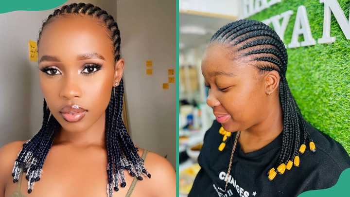 25 straight-back cornrows ideas and how to style them - Legit.ng