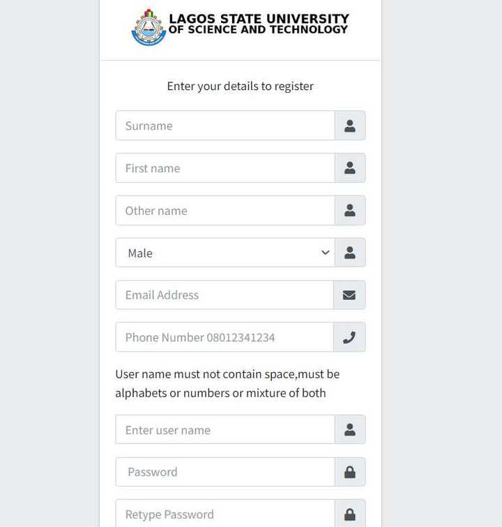 LASUSTECH portal: login, registration, admission (2024) - Legit.ng