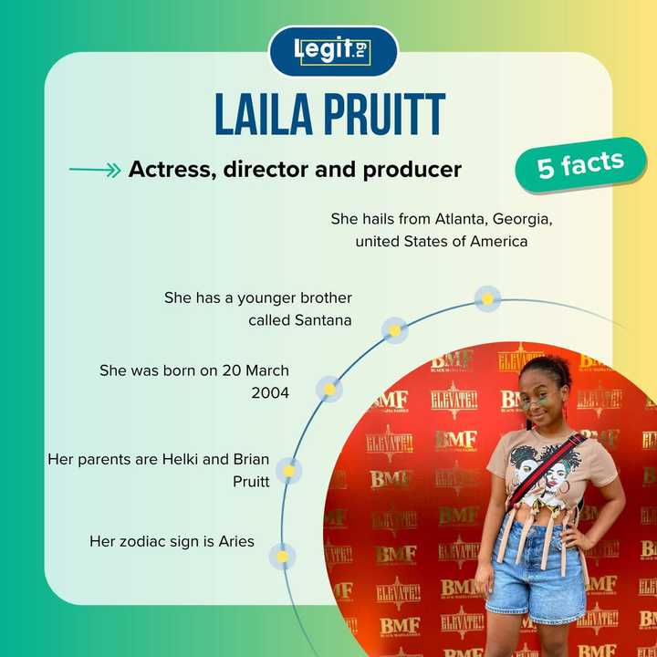Laila Pruitt's age, parents, net worth, movies and TV shows - Legit.ng