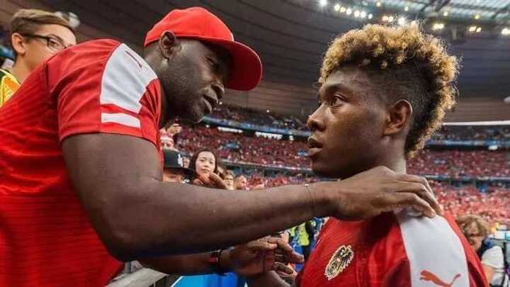 David Alaba's parents and sister - Legit.ng